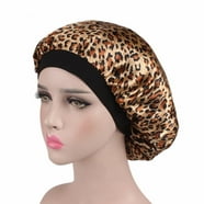 Womens Soft Pure Satin Silk Sleeping Caps Night Sleep Hats Hair Scarves ...