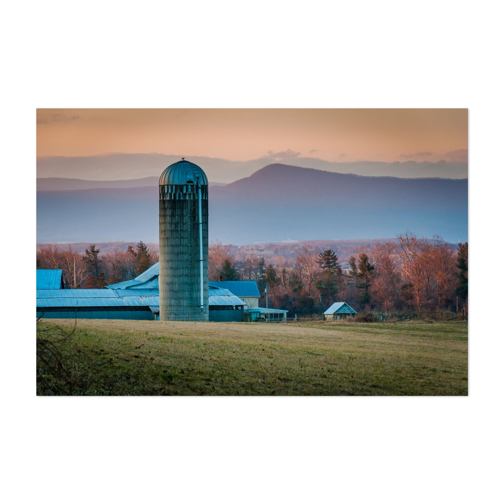 Soft Silo, Massanutten - Virginia Photography Farmhouse Rural Landscape ...