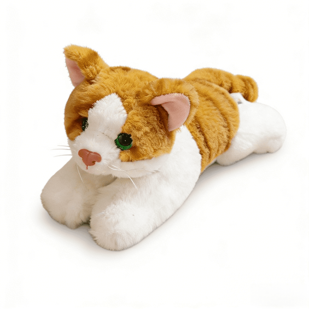 Soft Simulation Cat Plush Toys 10.2in Cute Cartoon Kitten Stuffed ...