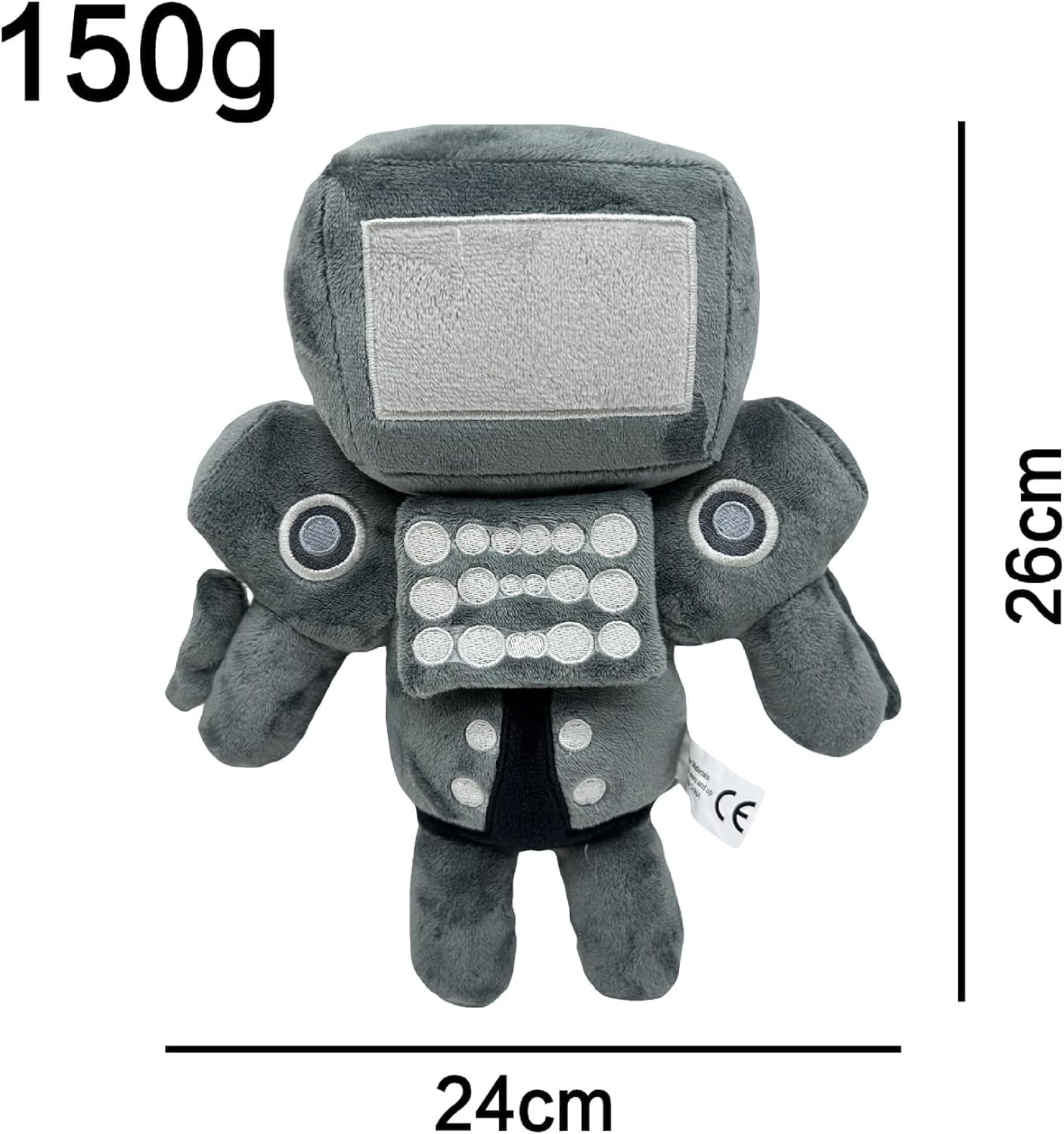 Soft Skibidi Toilet Plush 10.2" Winged TV Man Plush Speakerman Plushies ...