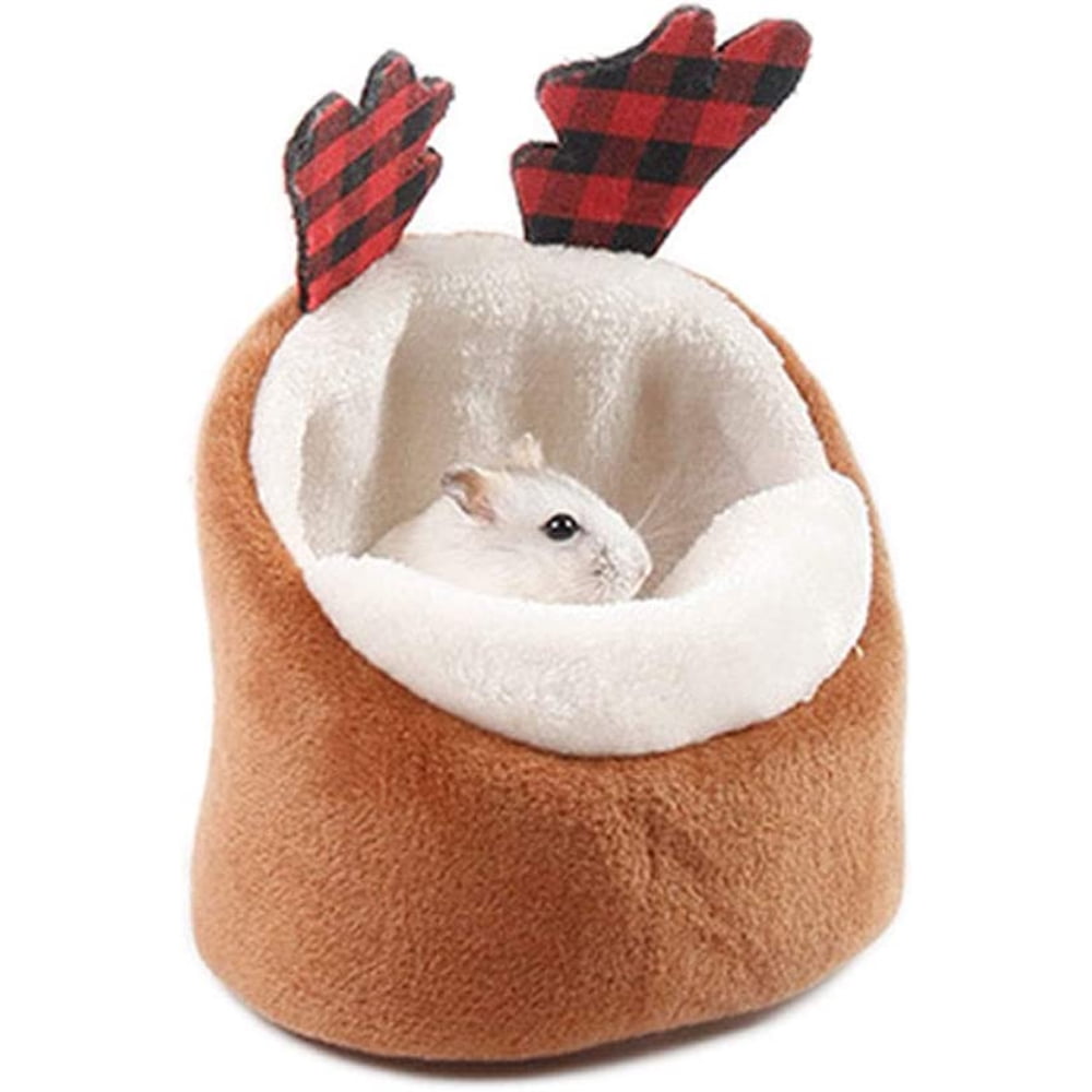 Soft Small Pet Bed, Hamster Nest Pouch Cute Mouse House Hammock Sugar ...