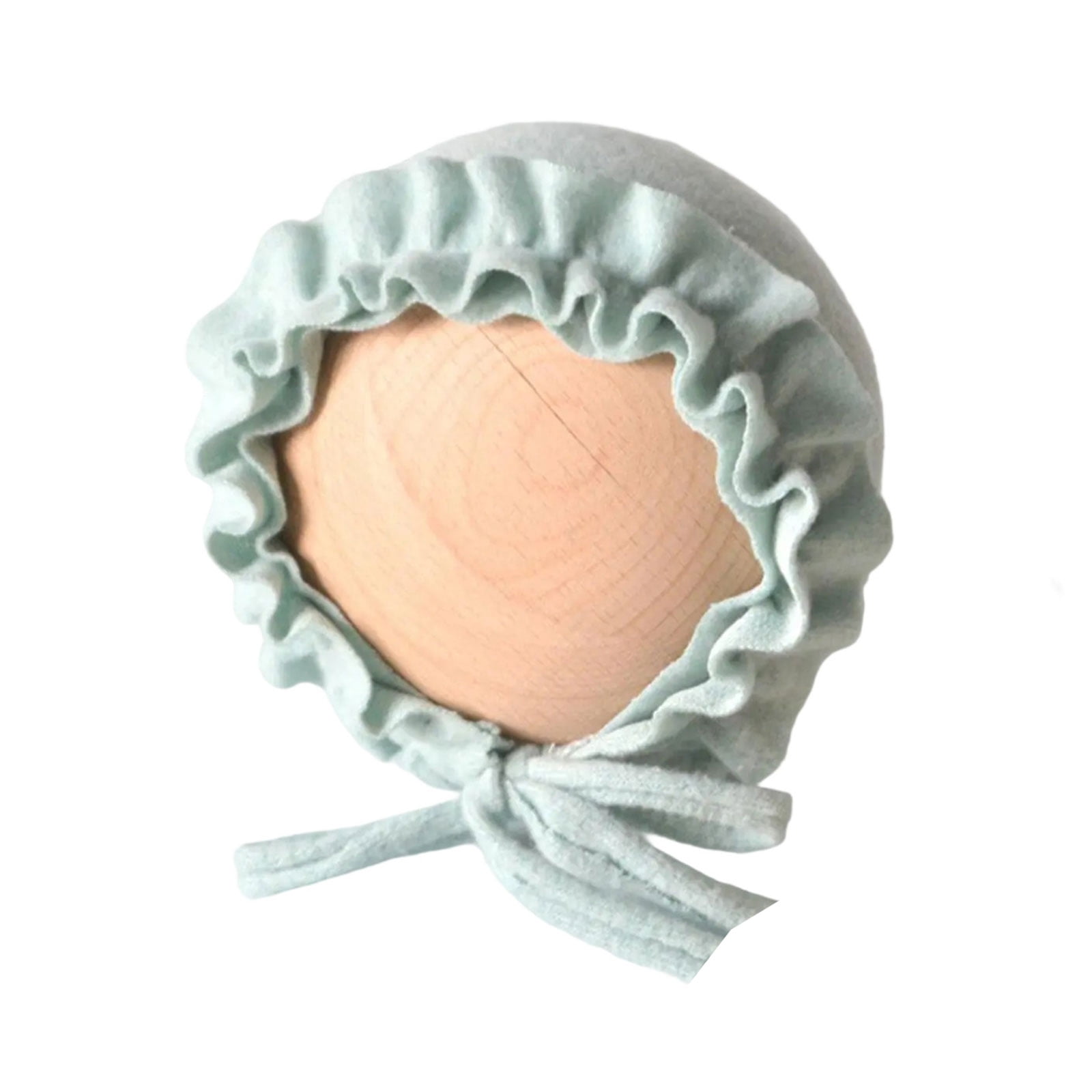 Soft Spandex Lace Trimmed Bonnet for Newborns 0-2 Month Baby ...