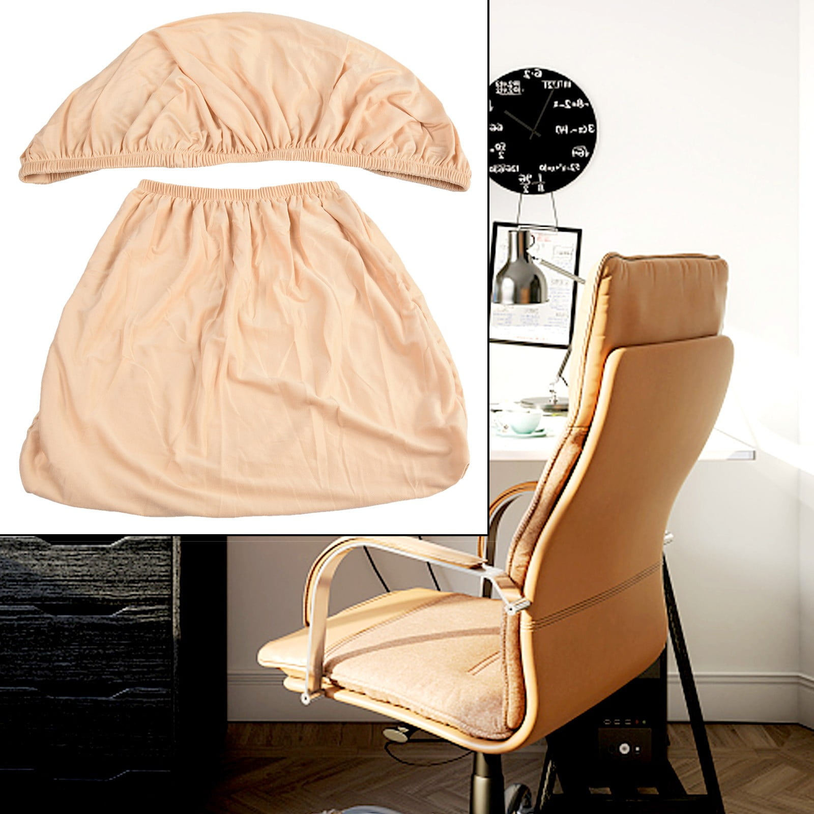 Soft Spandex Swivel Chair Cover Set Wedding Banquets Party Dining Room ...