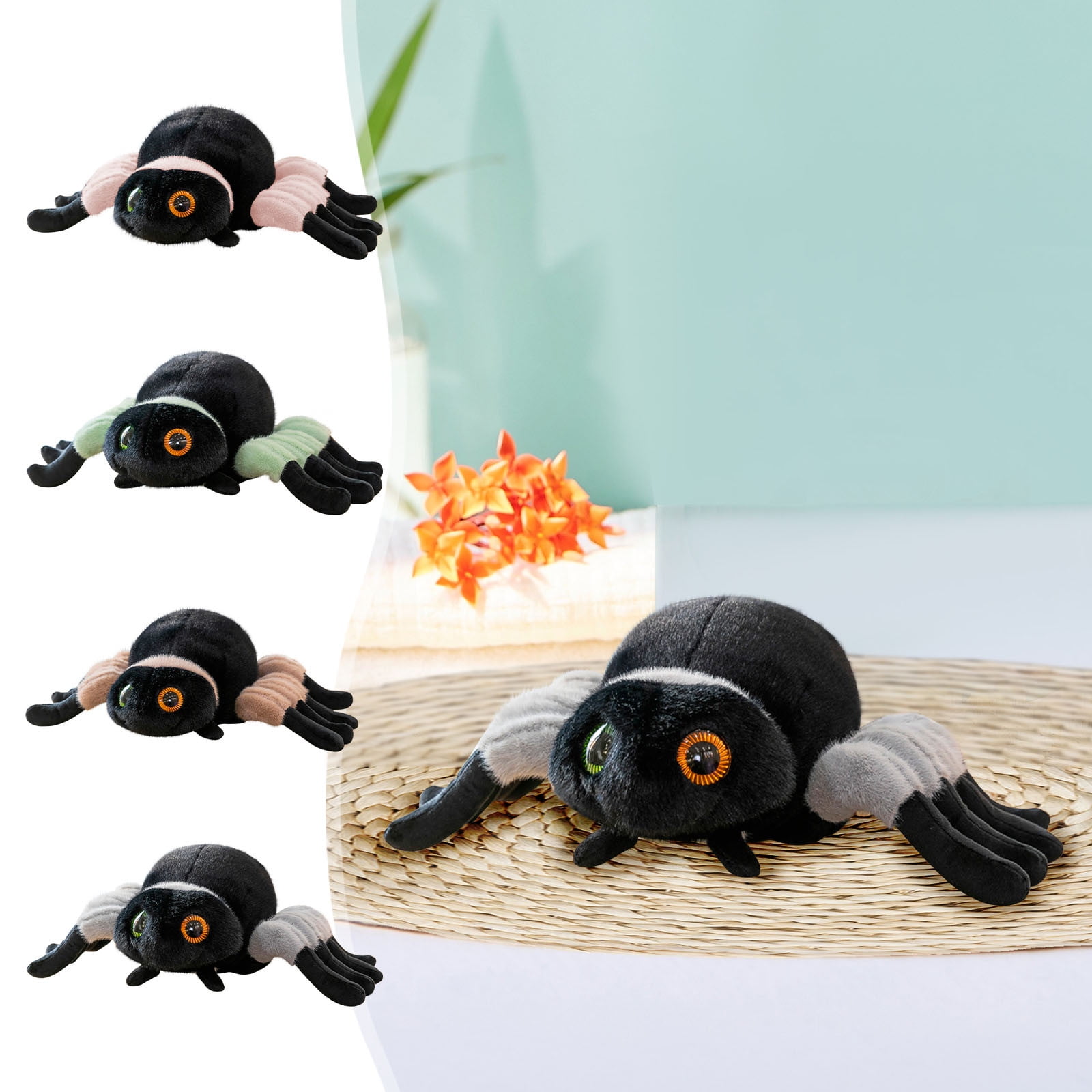 Soft Spider Doll, Cute Stuffed Animals Dolls Plush Pranks Stuff Toys ...