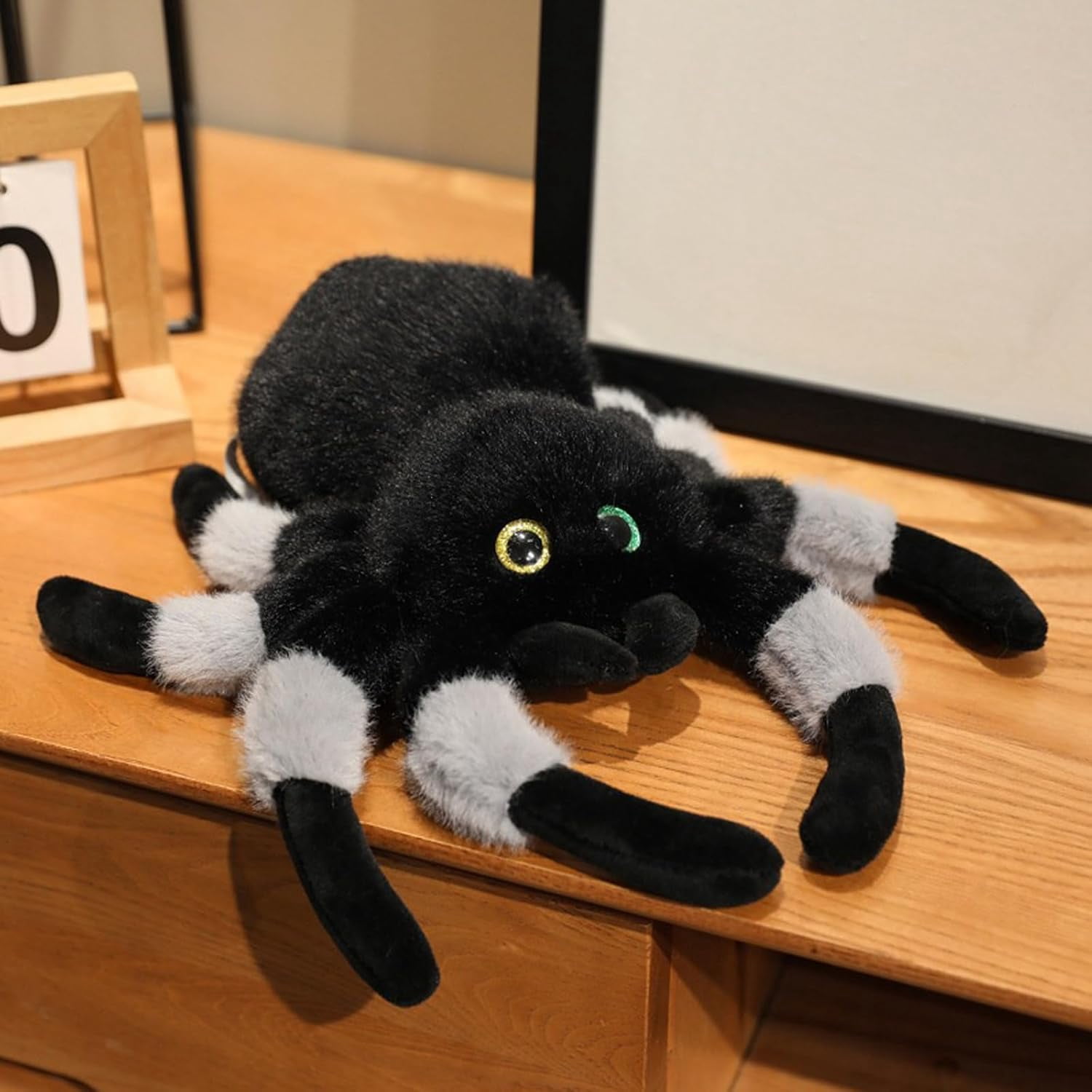 Soft Spider Plush Toy with Keychain 7'' Cute Stuffed Toy Plushies ...