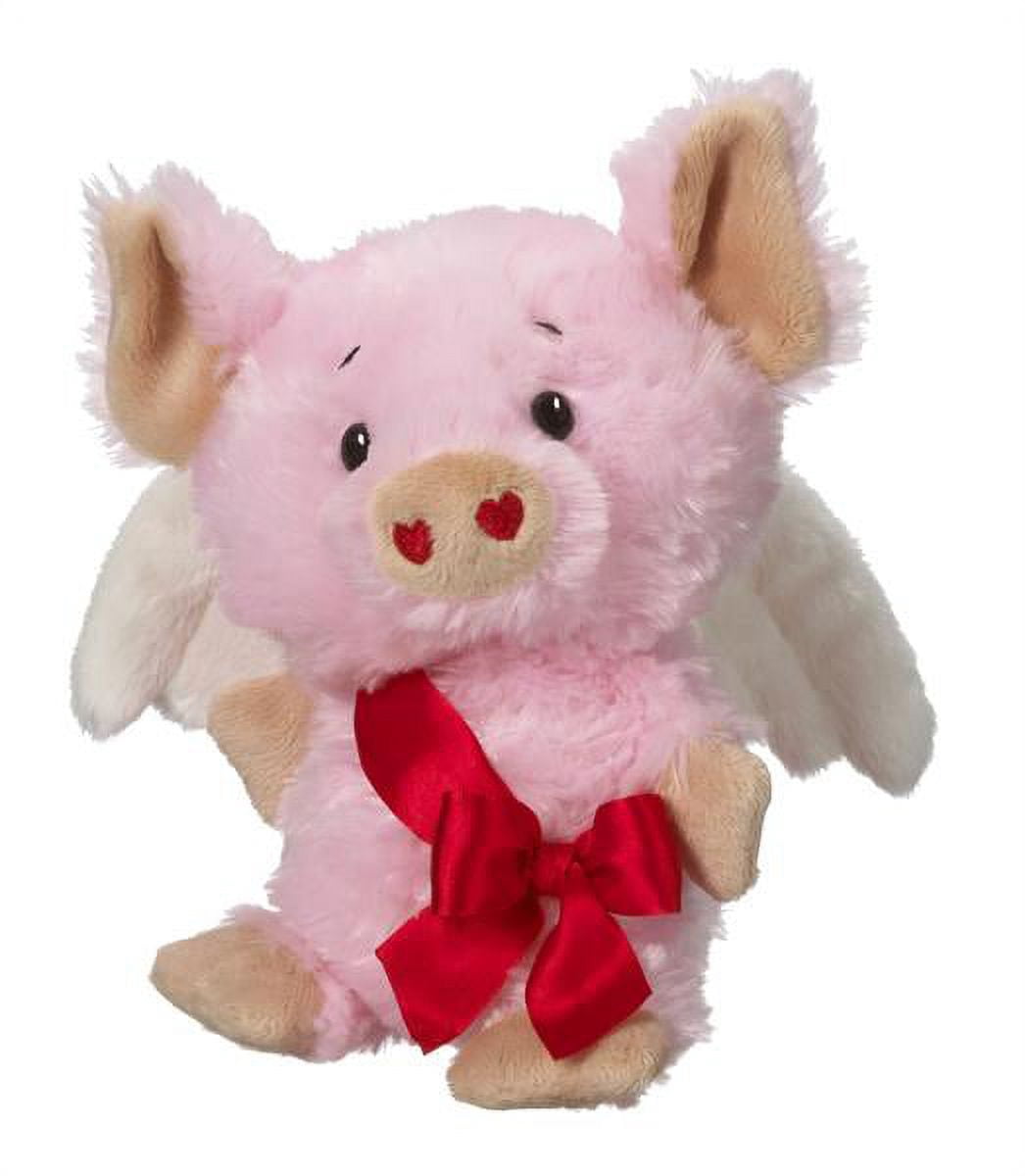 Soft Spots Farm Pig Animals - Dream Angel Pink Pigsley Plush by Ganz ...