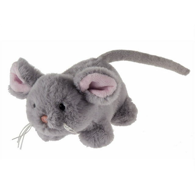 Soft Spots Pocket Pet: Grey Mouse Plush Toy- By Ganz - Walmart.com