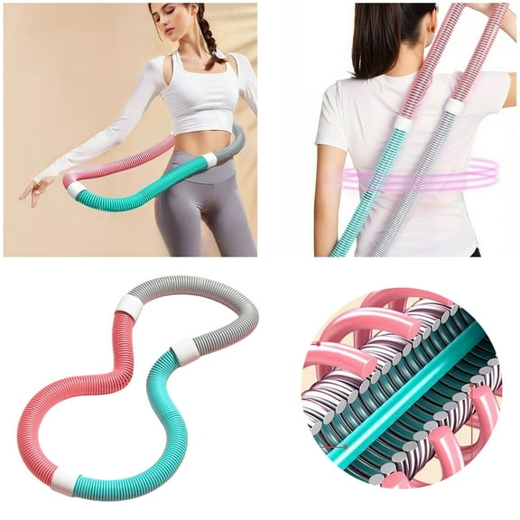 Weighted Hula Hoop for Adults Weight Loss,Detachable Section Soft ...