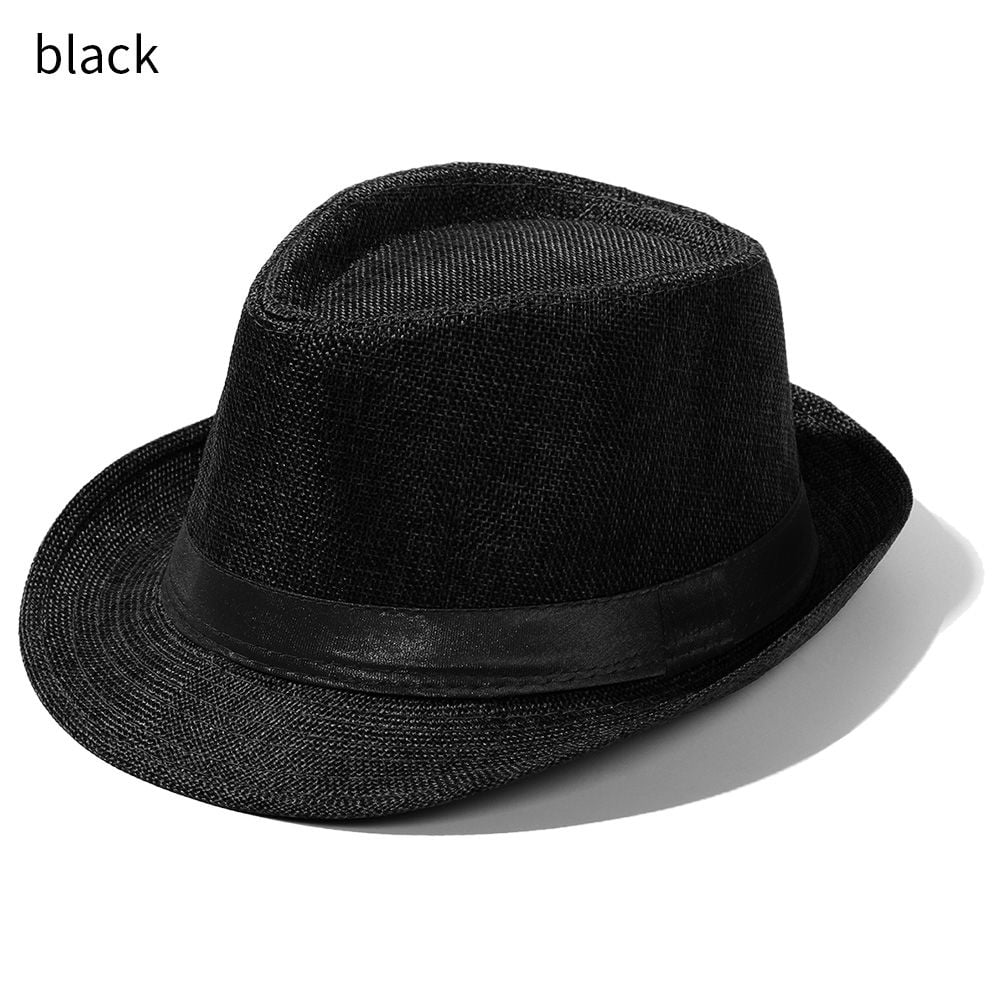 Soft Spring Summer Autumn Gangster Cap Felt Beach Sun Hat Top Hats ...
