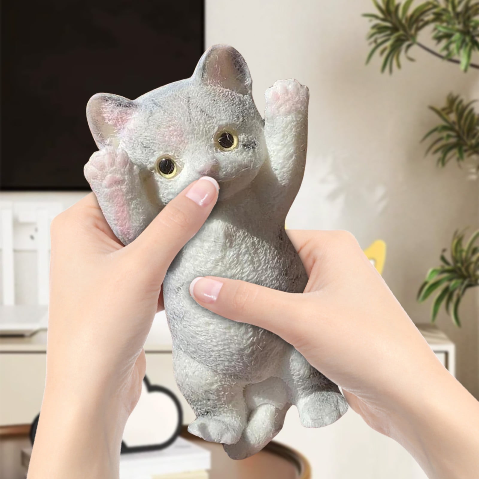 Soft And Squishy Cat,Chubby Fluffy Squishy Kitten,Chubby Cat Squishies ...