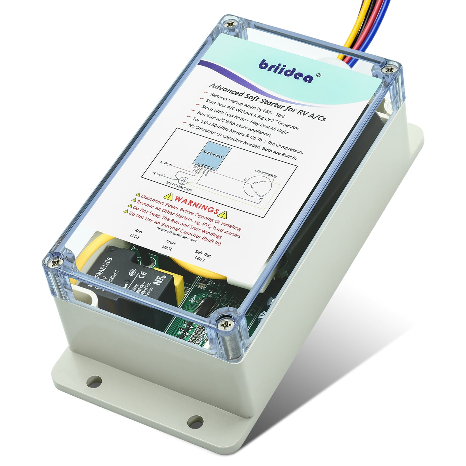 Soft Start for RV Air Conditioner, Briidea Soft Starter Enables Easy ...