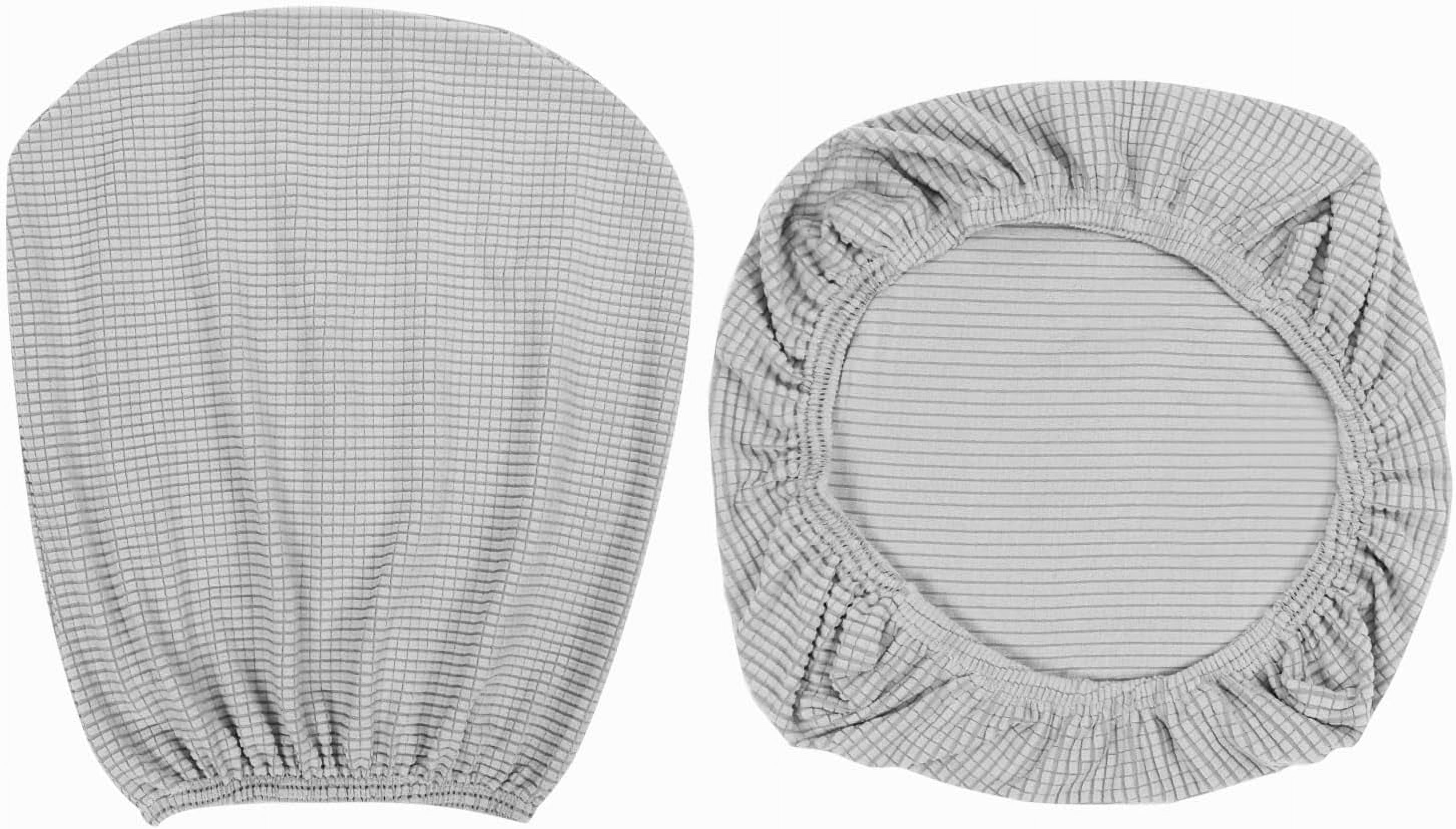 Soft Stretch Spandex Chair Seat Slipcover and Backrest Cover, Washable ...