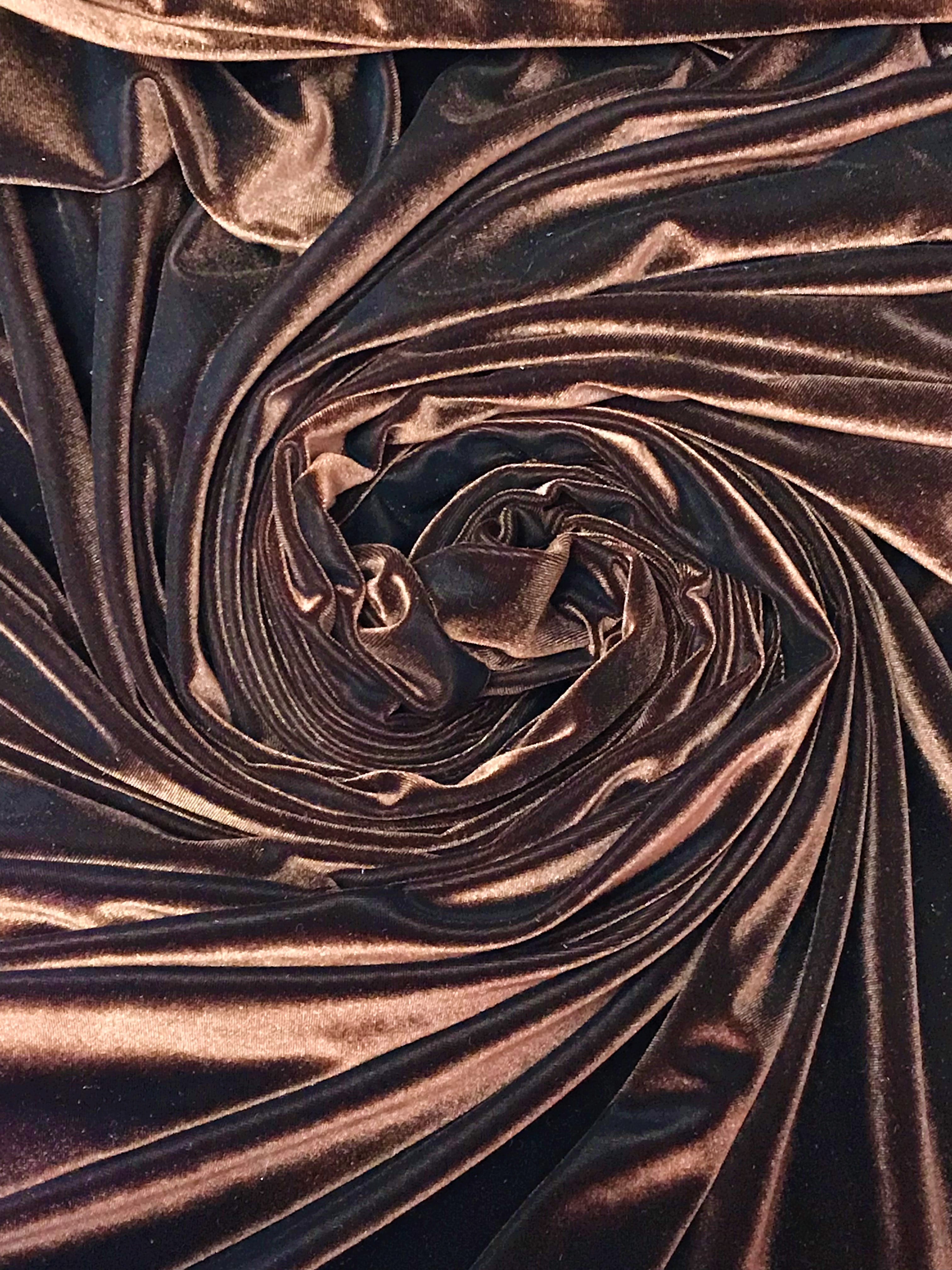 Soft Stretch Velvet, 60" Wide, Sells by the Yard from Sal Tex Fabrics ...