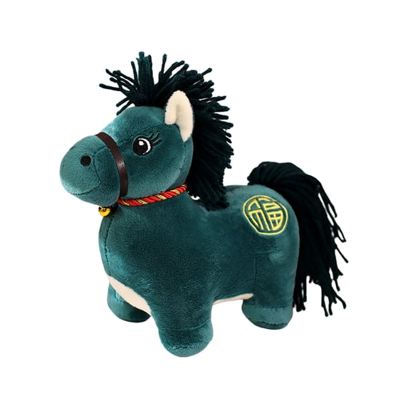 Soft Stuffed Animal with Auspicious "fu" Emblem Horse Plush Plush Doll ...