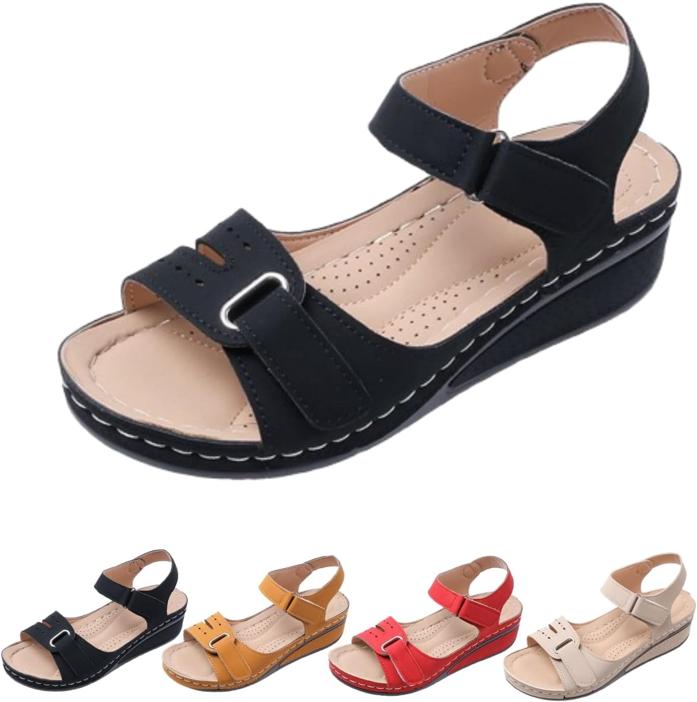 Soft & Stylish Wedge Sandals for Effortless Comfort Stylish Sandals ...