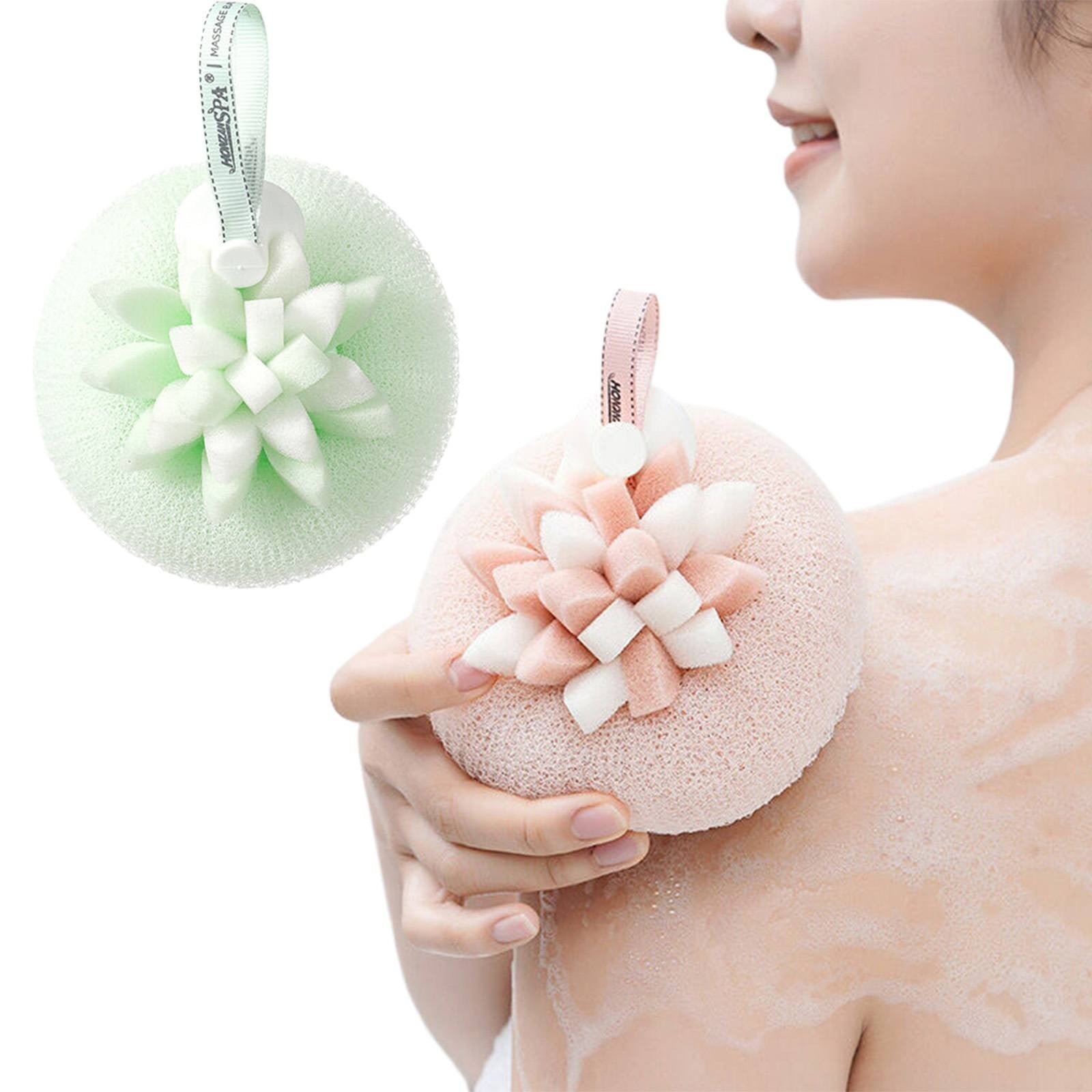 Soft Sunflower Suction Cup - 2025 New 2-in-1 Sunflower Bathing Tool with Finger Rings ...