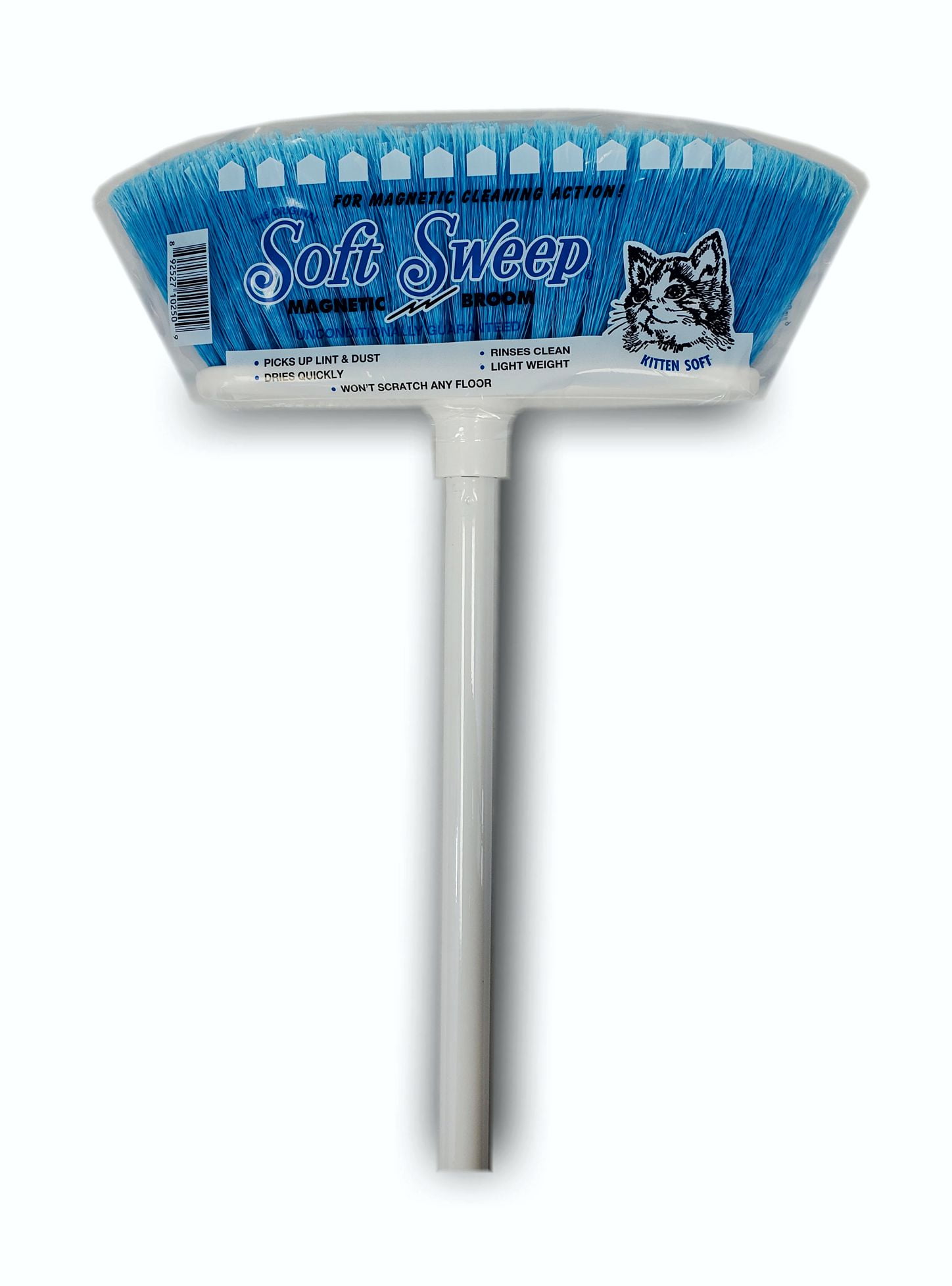 Soft Sweep Broom with Handle - 2pk blue - Walmart.com