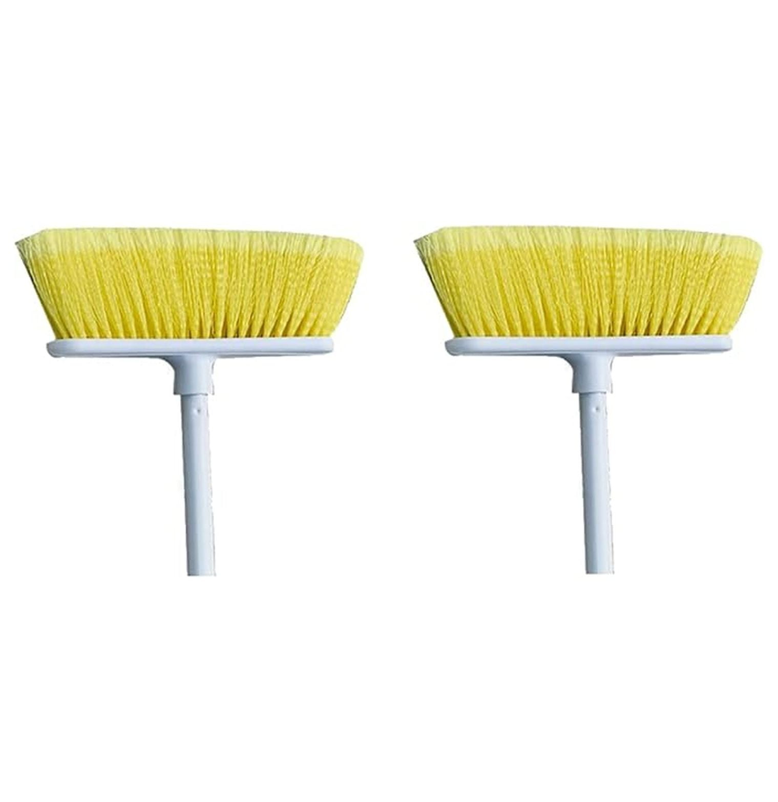 Soft Sweep Magnetic Action Broom - 2 Yellow Brooms - Walmart Business ...