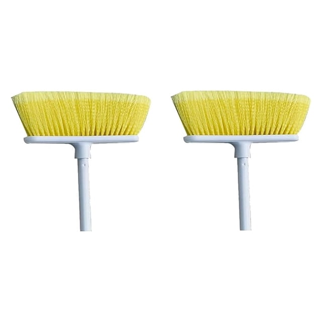 Soft Sweep Magnetic Action Broom - 2 Yellow Brooms - Walmart Business ...