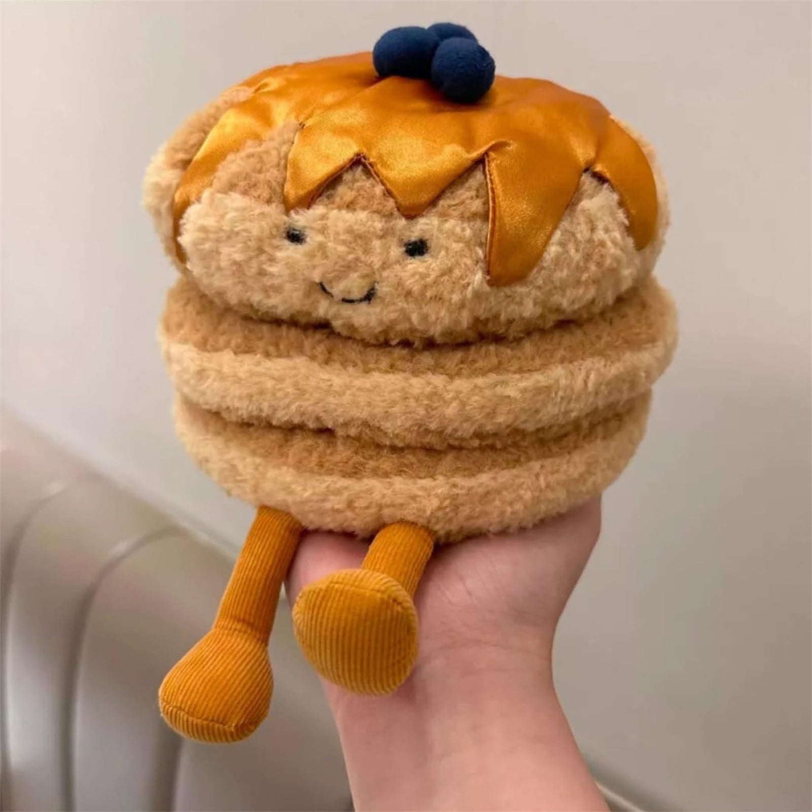 Soft, Sweet, and Stackable: Jellycat Fran Pancakes - 5.12in Brown Plush ...