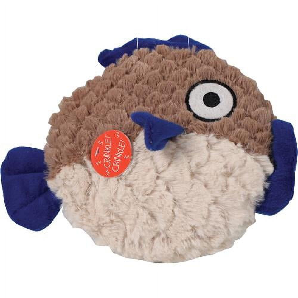 Soft Swirl Plush Fish Dog Toy - Walmart.com