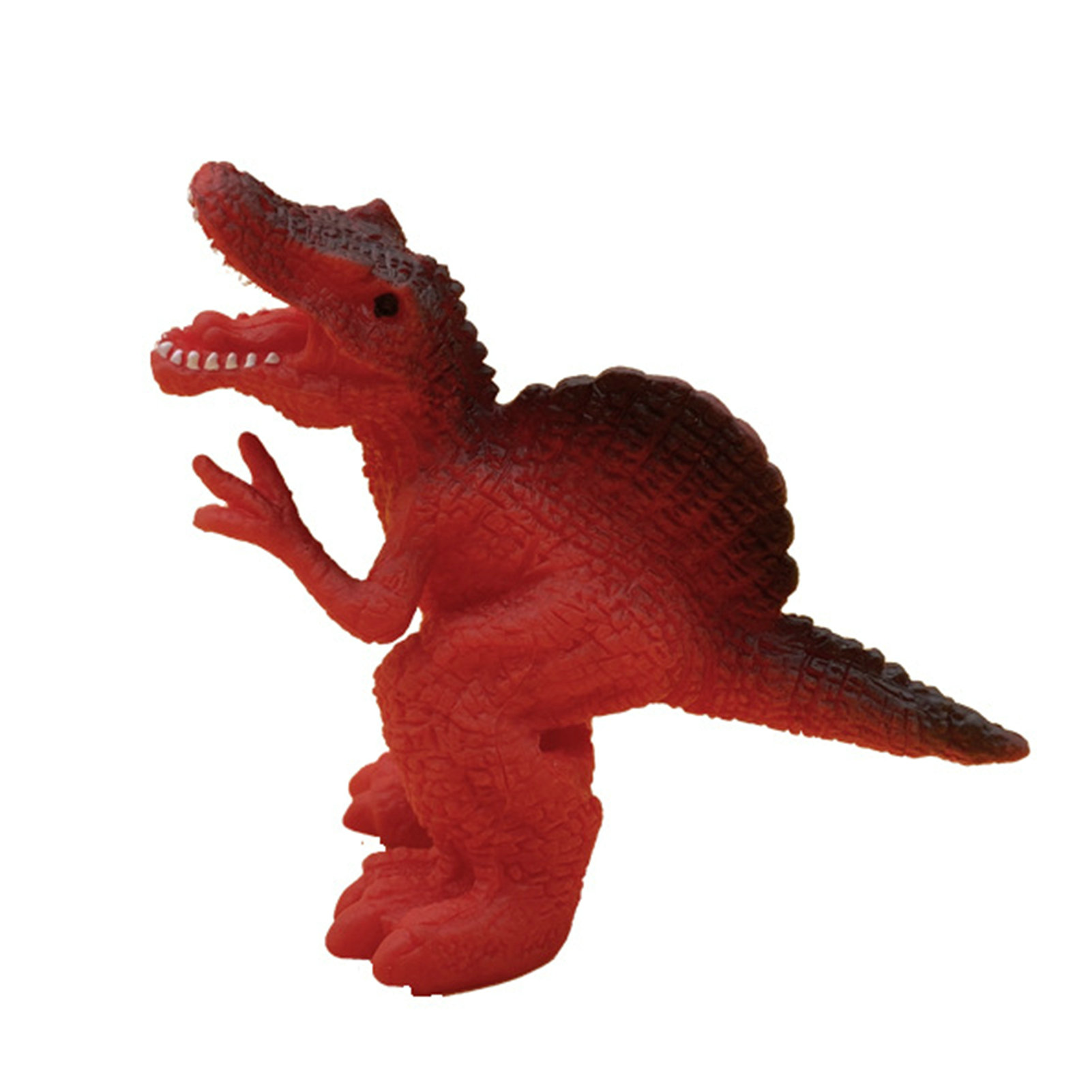 Soft TPR Dinosaur Puppet - Interesting Cartoon Dinosaur Soothing Toy ...