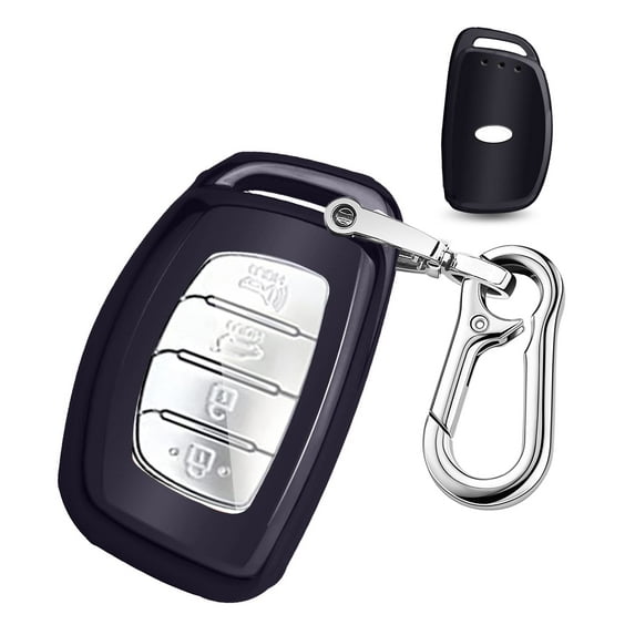 Soft TPU 360° Full-Body Key Fob Cover for Hyundai Elantra Ioniq Sonata ...