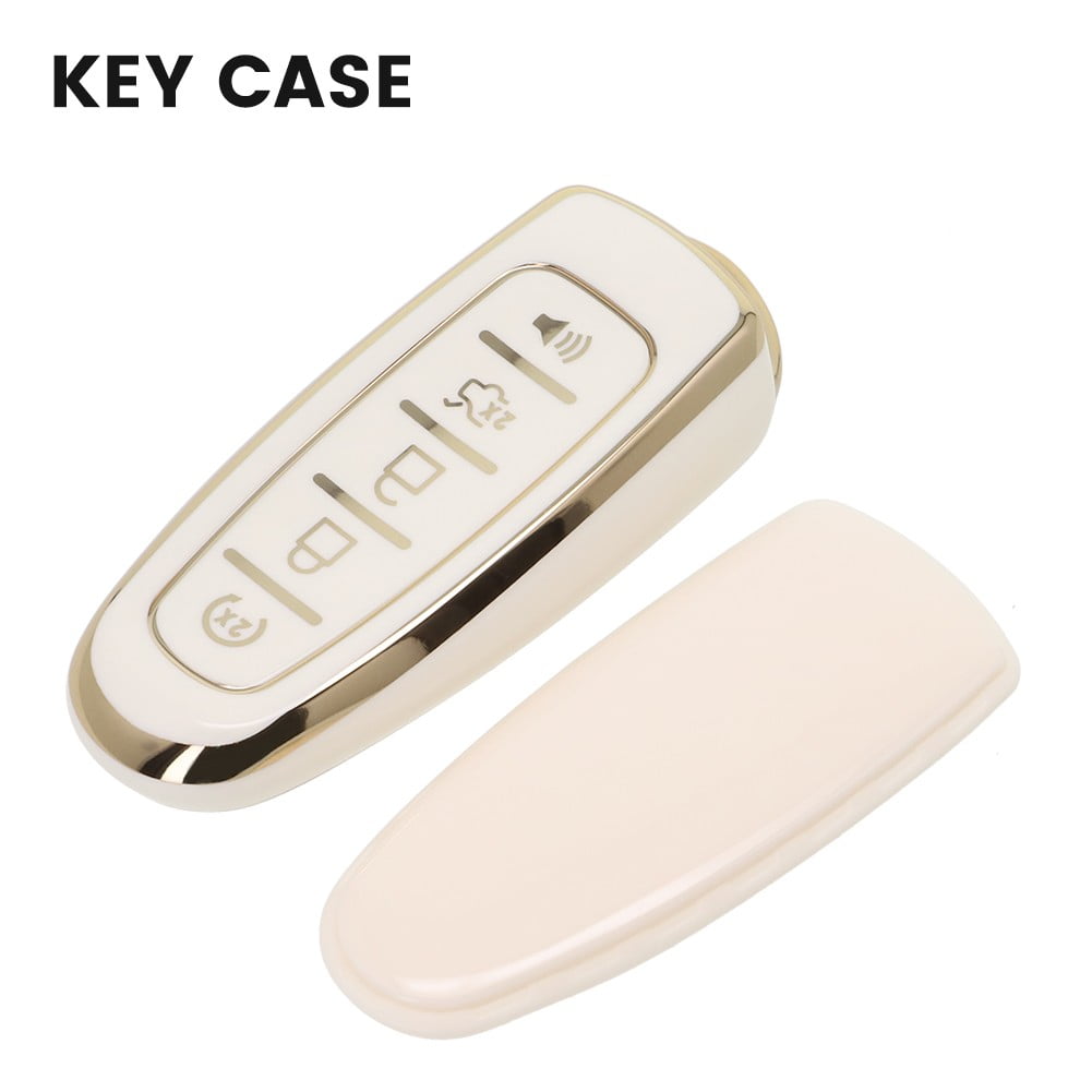 Soft TPU Remote Key Fob Case Cover For Ford Edge Explorer Escape Focus ...
