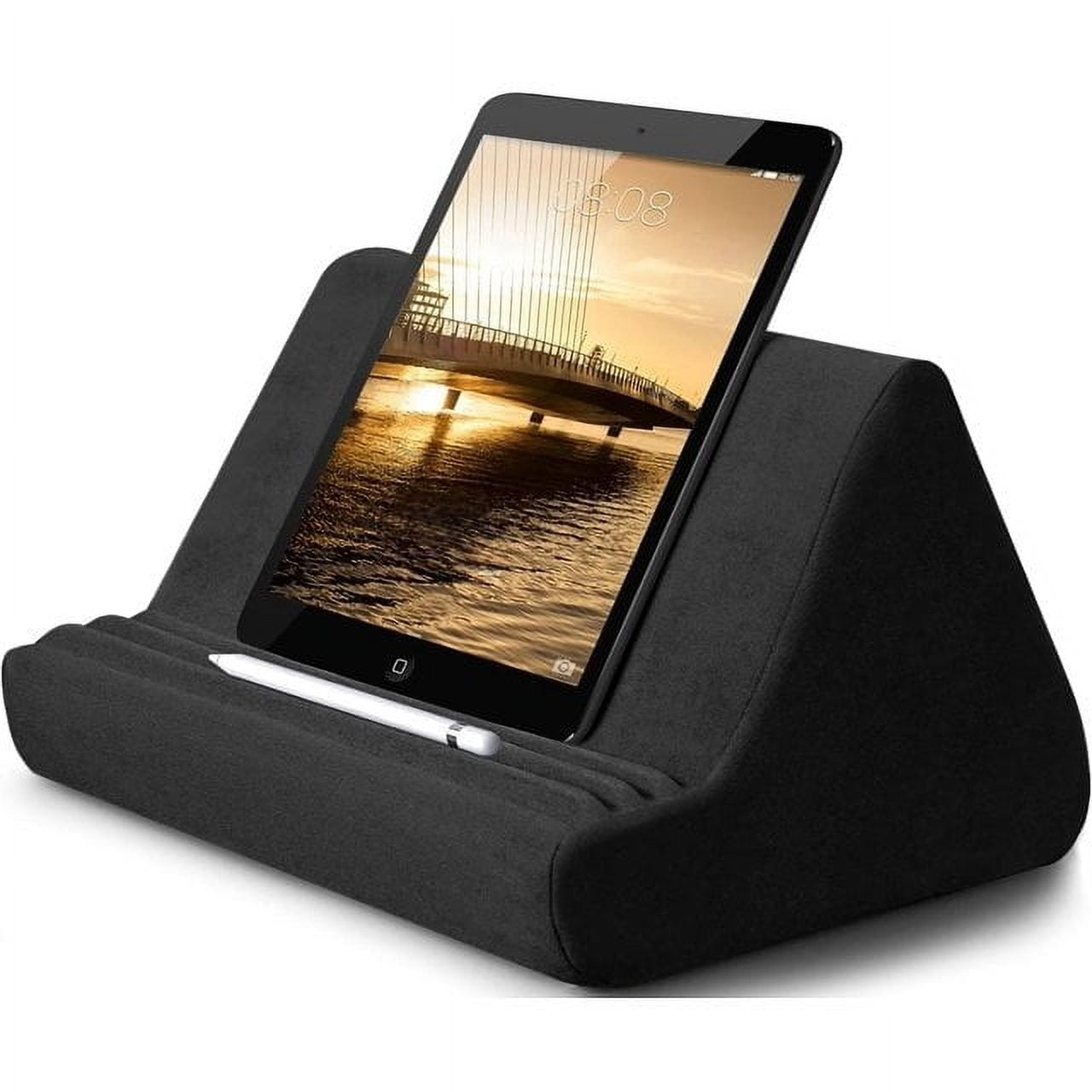 Soft Tablet Stand Pillow with Pocket - Adjustable 3 Viewing Angles ...