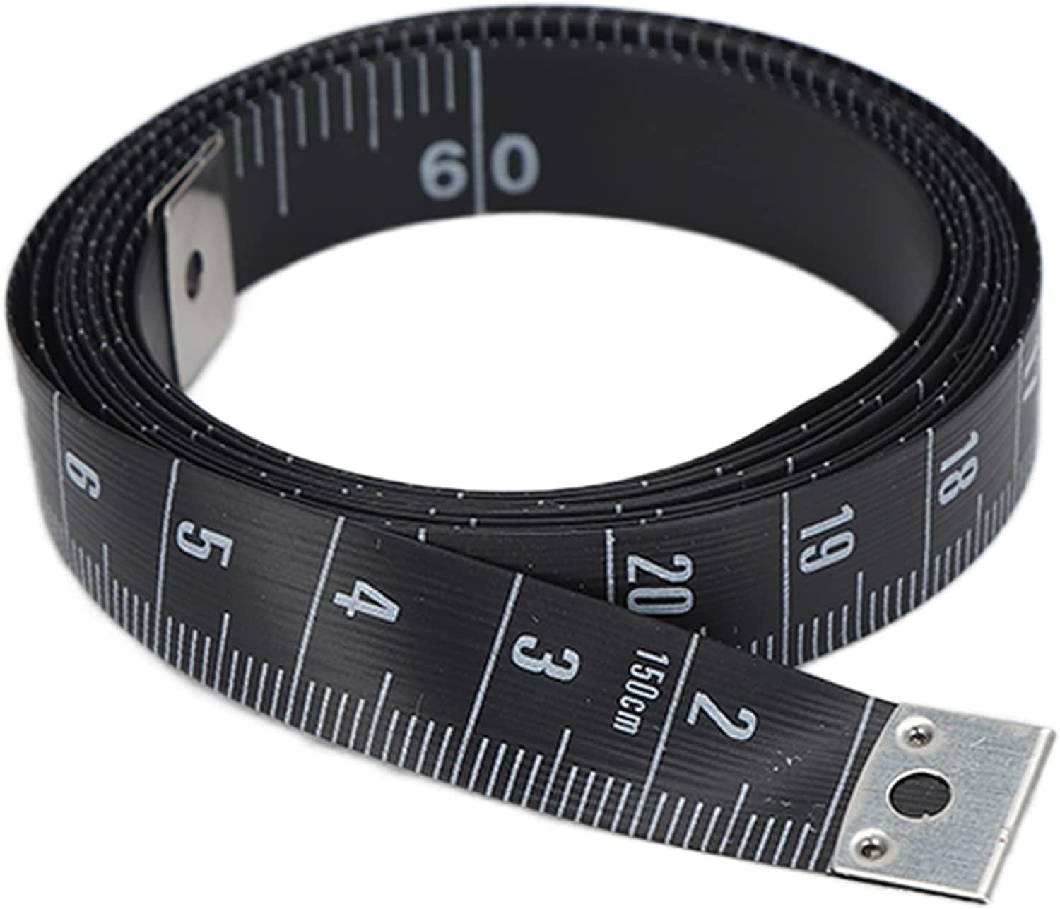 Soft Tape Measure Body Measurement 1.5 Meters Lightweight Black ...