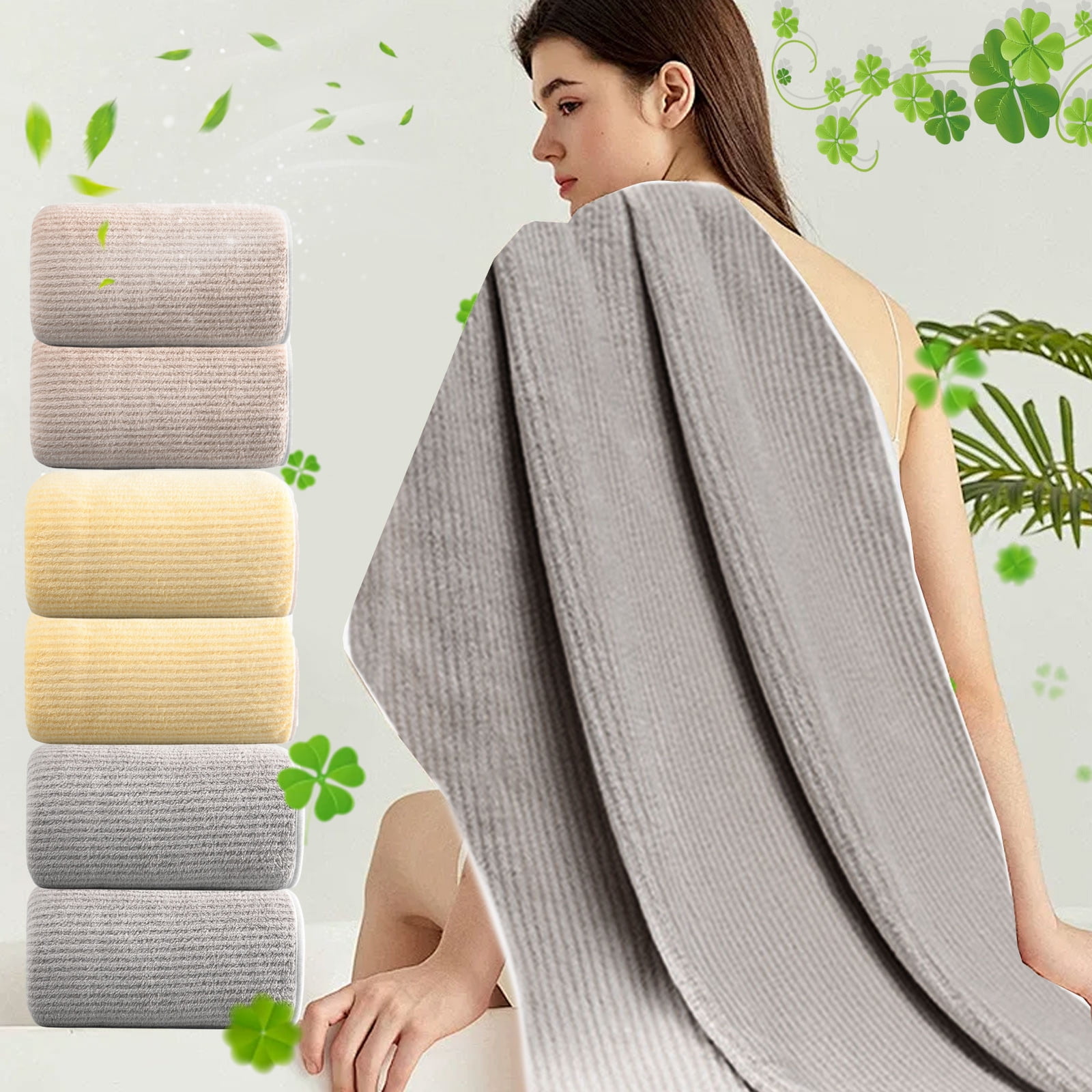 All Soft Thick Absorbent Towels, Large Shower Gym Pool Yoga, Quick Dry ...