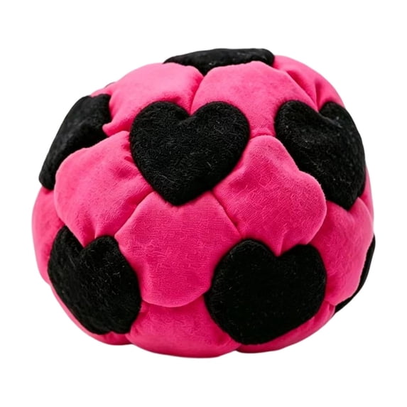 Soft Throw Catch Sand Sack, 4 in Round, Heart Patchwork, Motor Skill ...