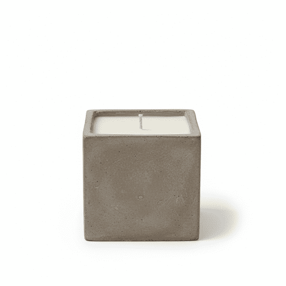 Soft Timber — Warm Vanilla Cedar Candle (Large Stone Block) — 14 oz ...
