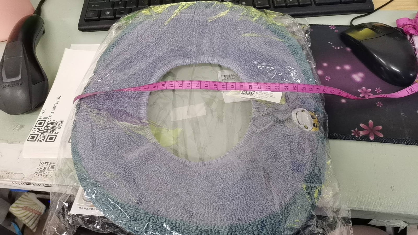 Soft Toilet Seat Cover - Plush, Thick Fabric Toilet Seat Warmer for ...