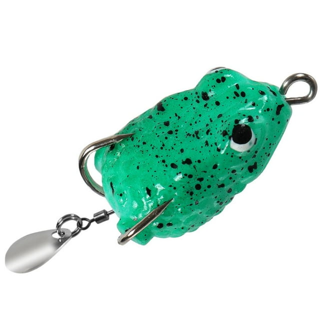 Soft Topwater Light Green Life-Like Frog Fishing Lure Bait Tackle Big ...
