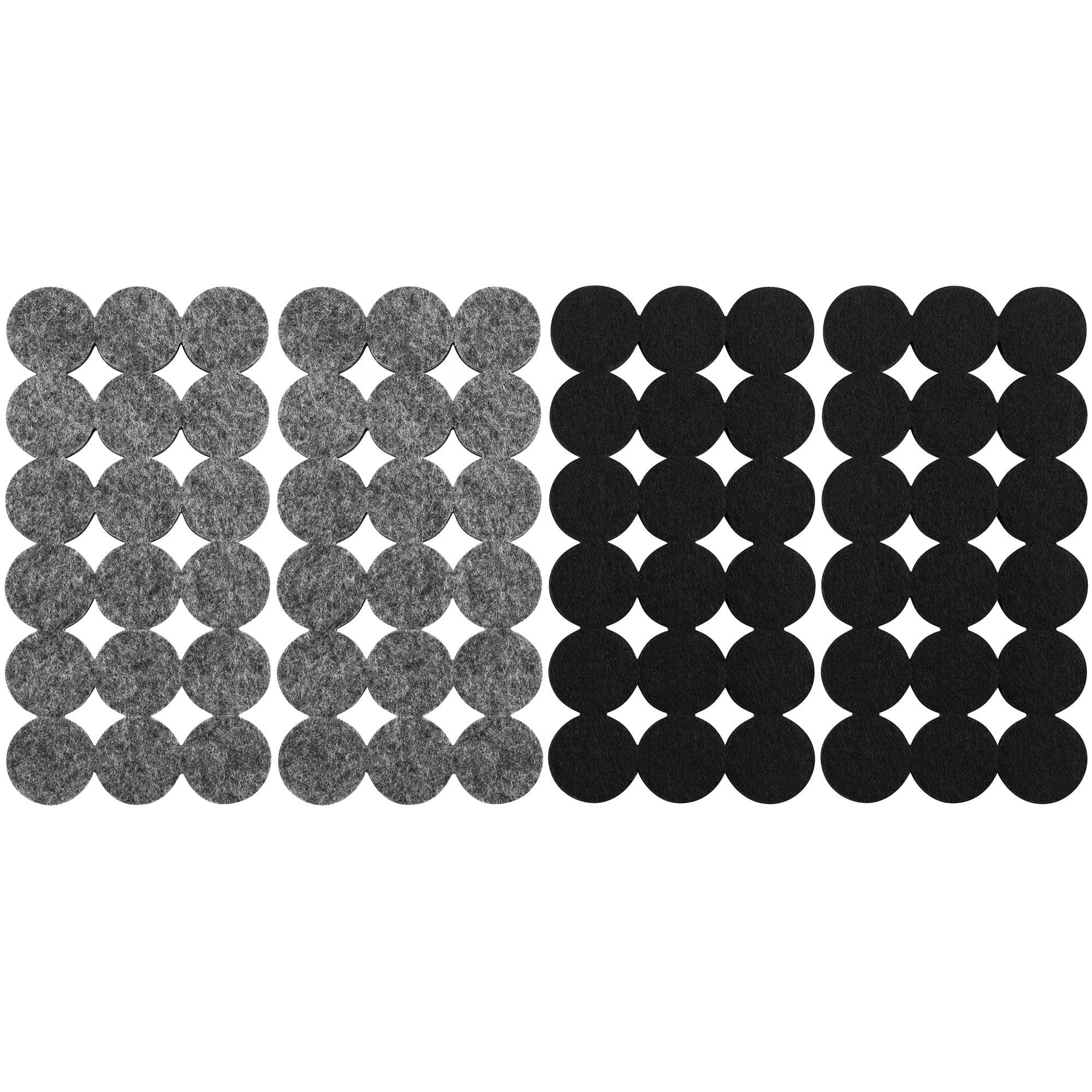 Soft Touch 1" Round Felt Furniture Pads to Protect Hardwood, 72 Pieces ...