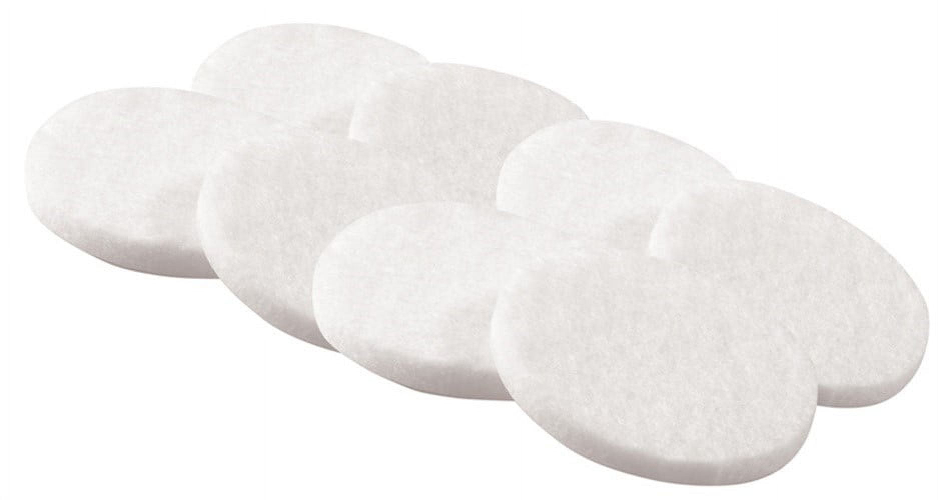 Soft Touch 4709395N 1.5 in. Round White Felt Pads, 8 Piece - Walmart.com