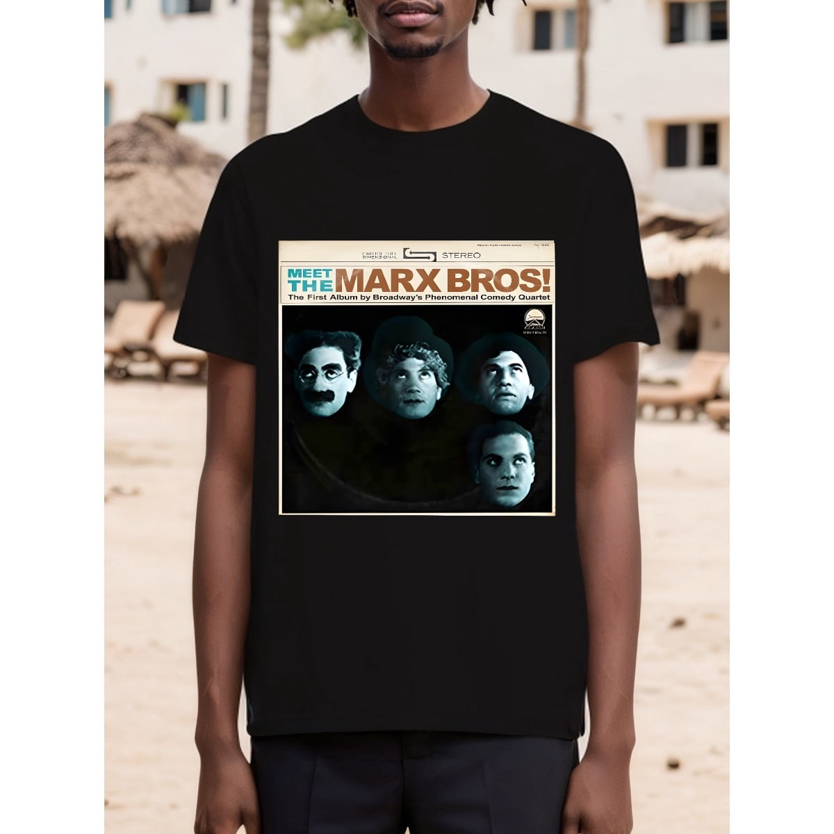 Soft Touch, Meet the Marx Bros! Vintage-Inspired Men's Cotton T-Shirt ...