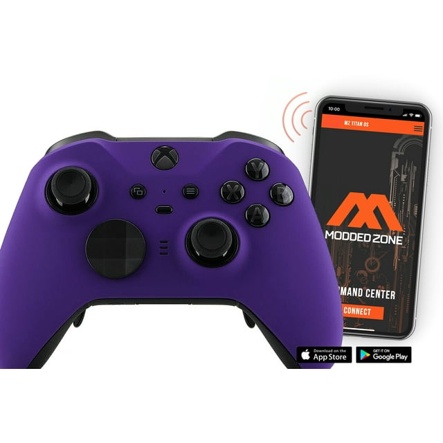 Soft Touch Purple SMART Xbox One ELITE 2 Series Custom Rapid Fire ...