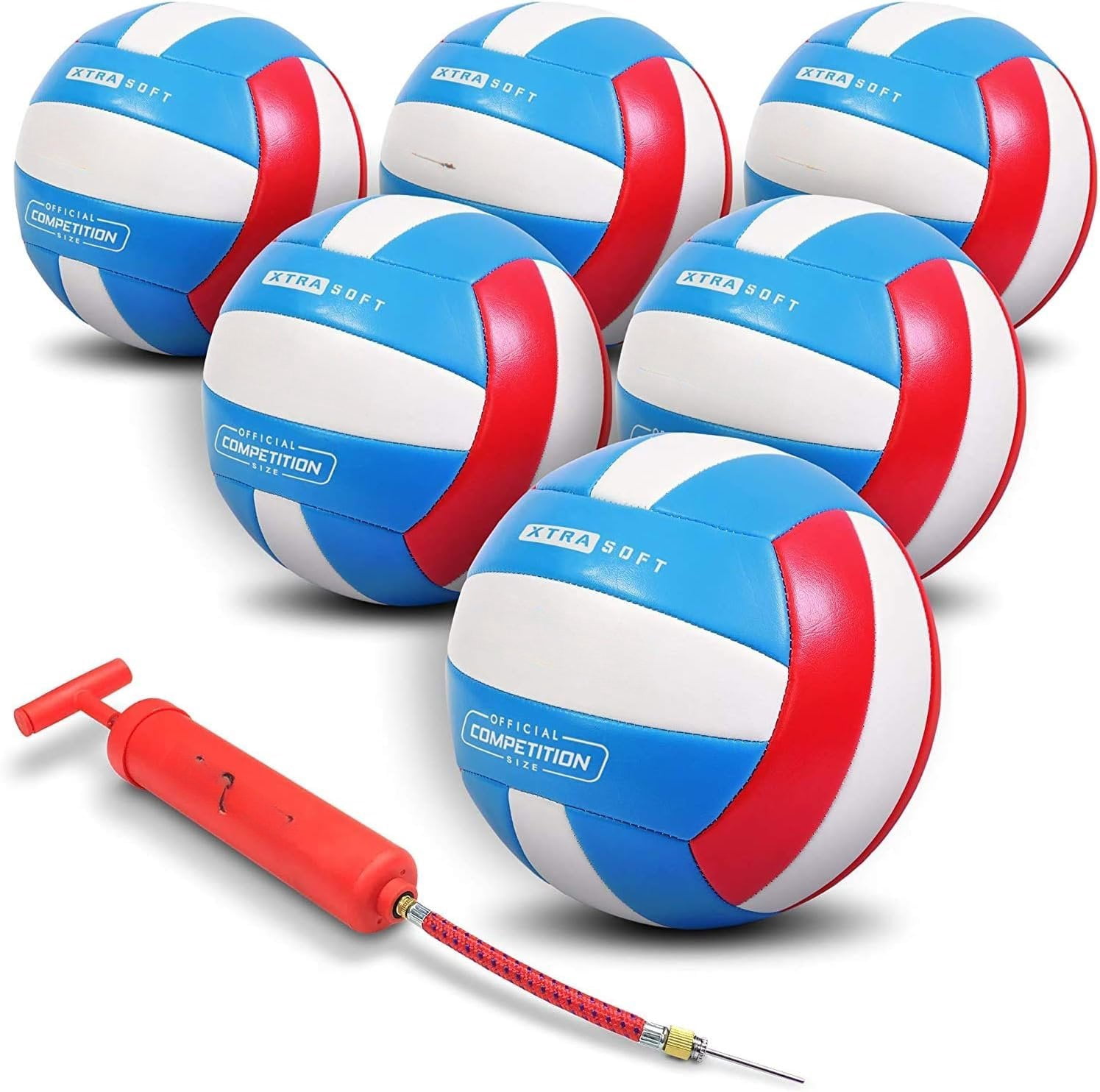 Soft Touch Recreational Volleyballs - Single or 6 Pack - Regulation ...
