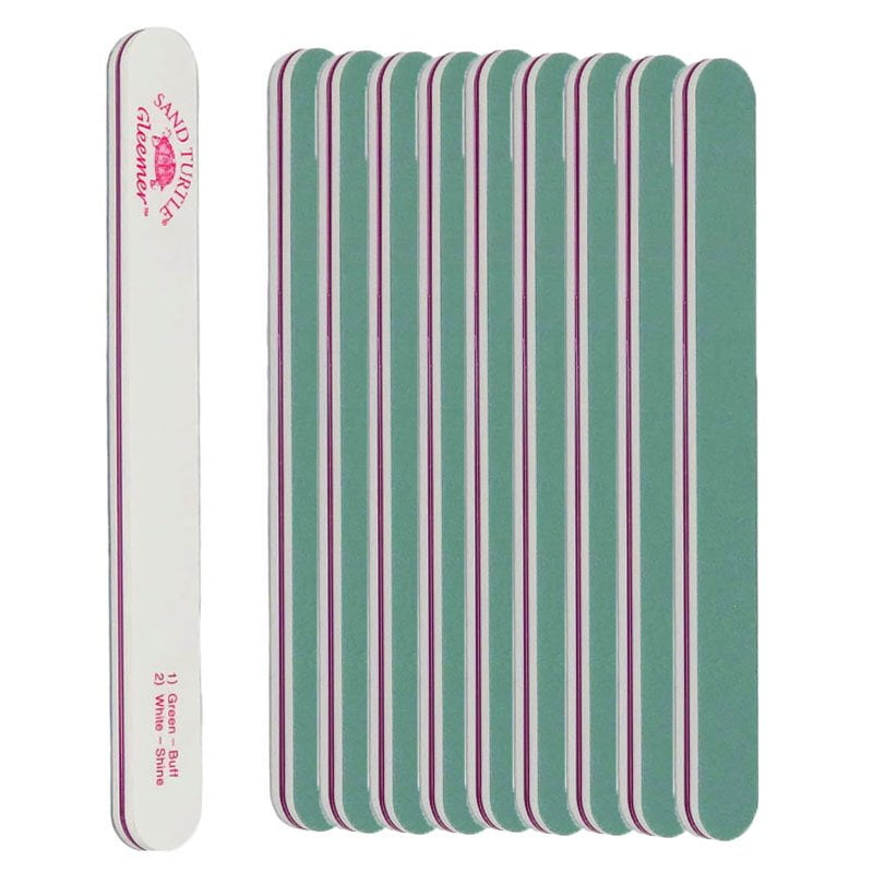 Soft Touch Sand Turtle Gleemer Shine Buffer Nail File Double Sided - 10 ...