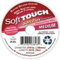 Soft Touch Wire 49, Strand .019" x 30', Silver - Walmart.com