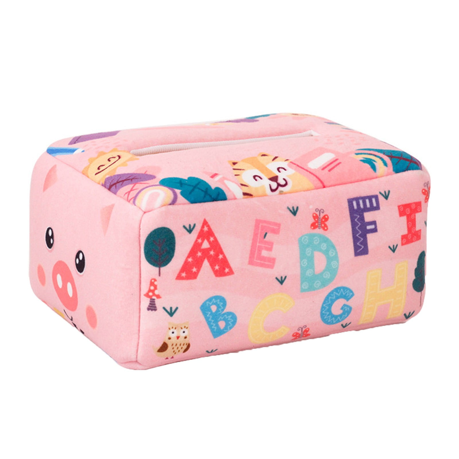 Soft Toy, Tissue Box Paper Pumping Plush Toy Baby Learning Early ...