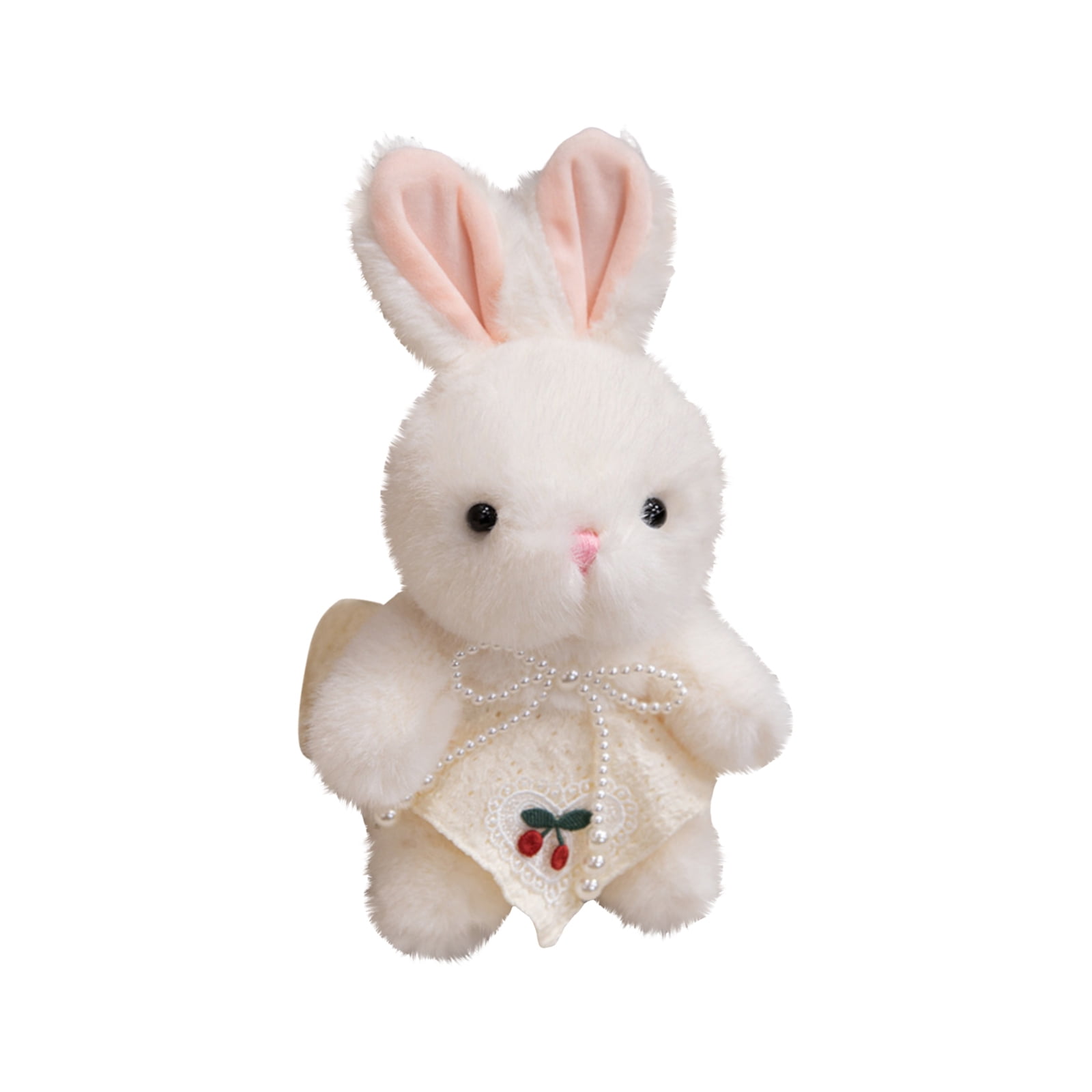 Soft Toys, Cute Floppy-Ear Rabbit Stuffed Animal With Delicate Bow And ...