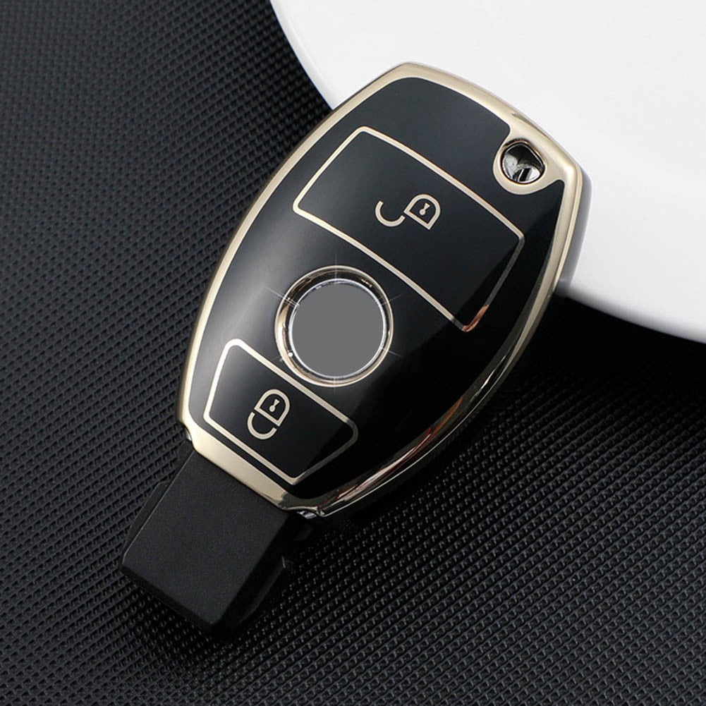 Soft Tpu Car 2 Button Key Cover Fob Case for Mercedes for Benz for Glk ...