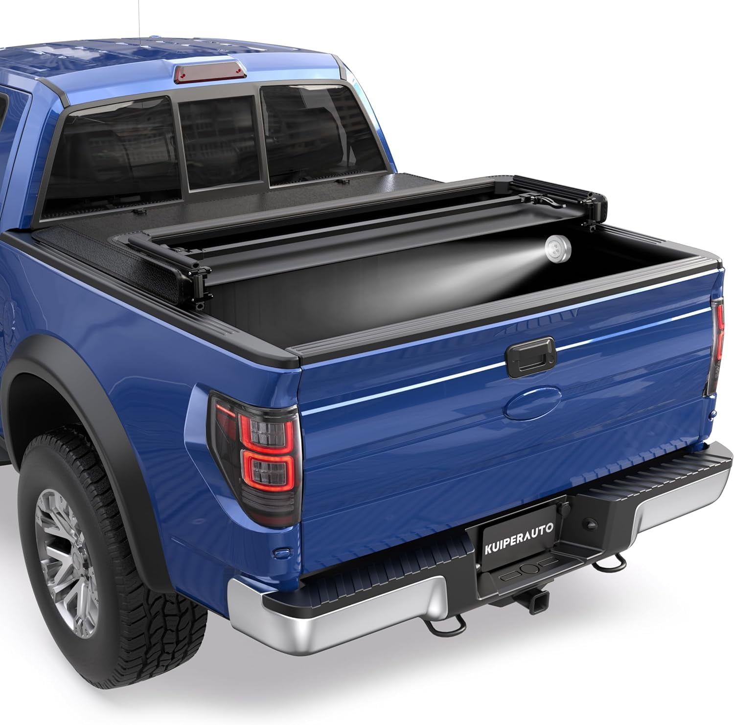 Soft Tri-fold Truck Bed Tonneau Cover Compatible with 2004-2008 Ford ...