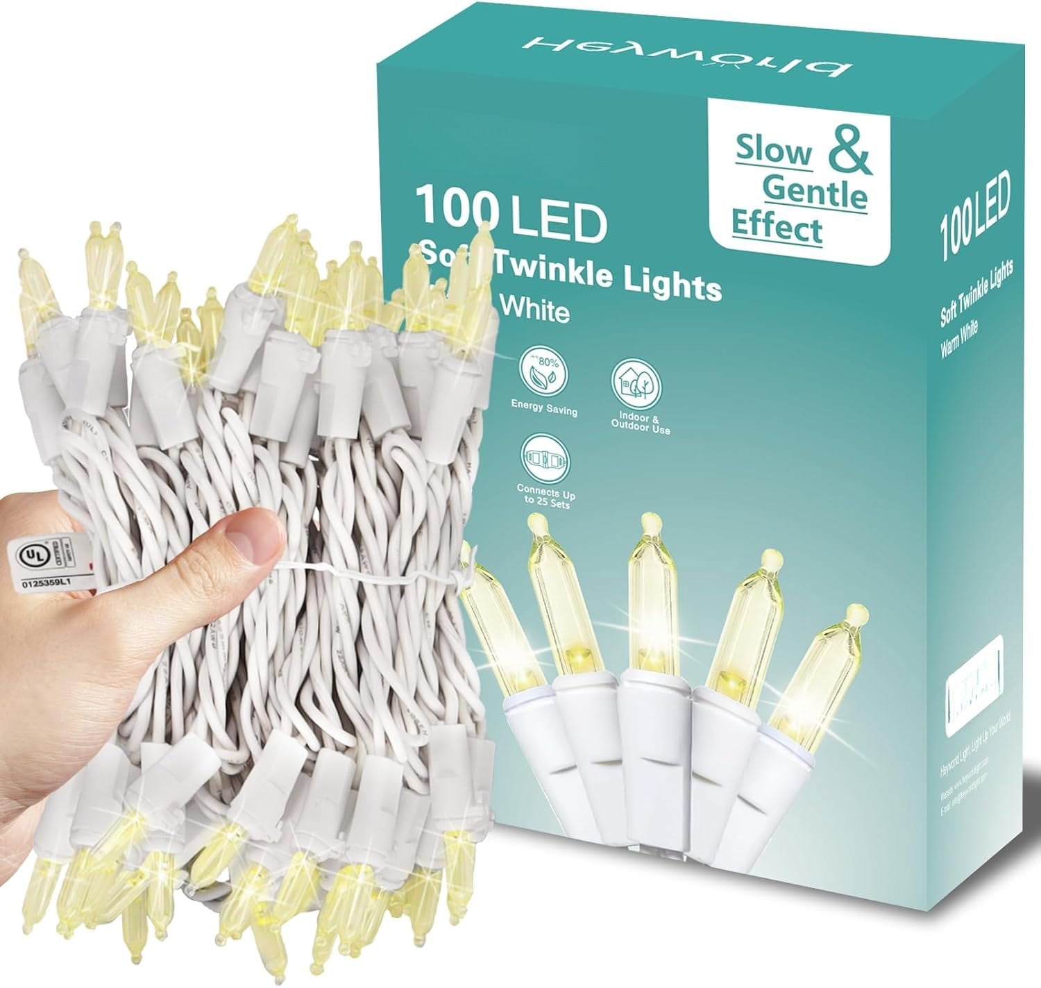 Soft Twinkling Christmas Lights Mini String Lights Random Twinkle ...