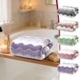 Soft Velvet Towel - Quick Dry Microfiber High Absorbency Fleece Fabric ...