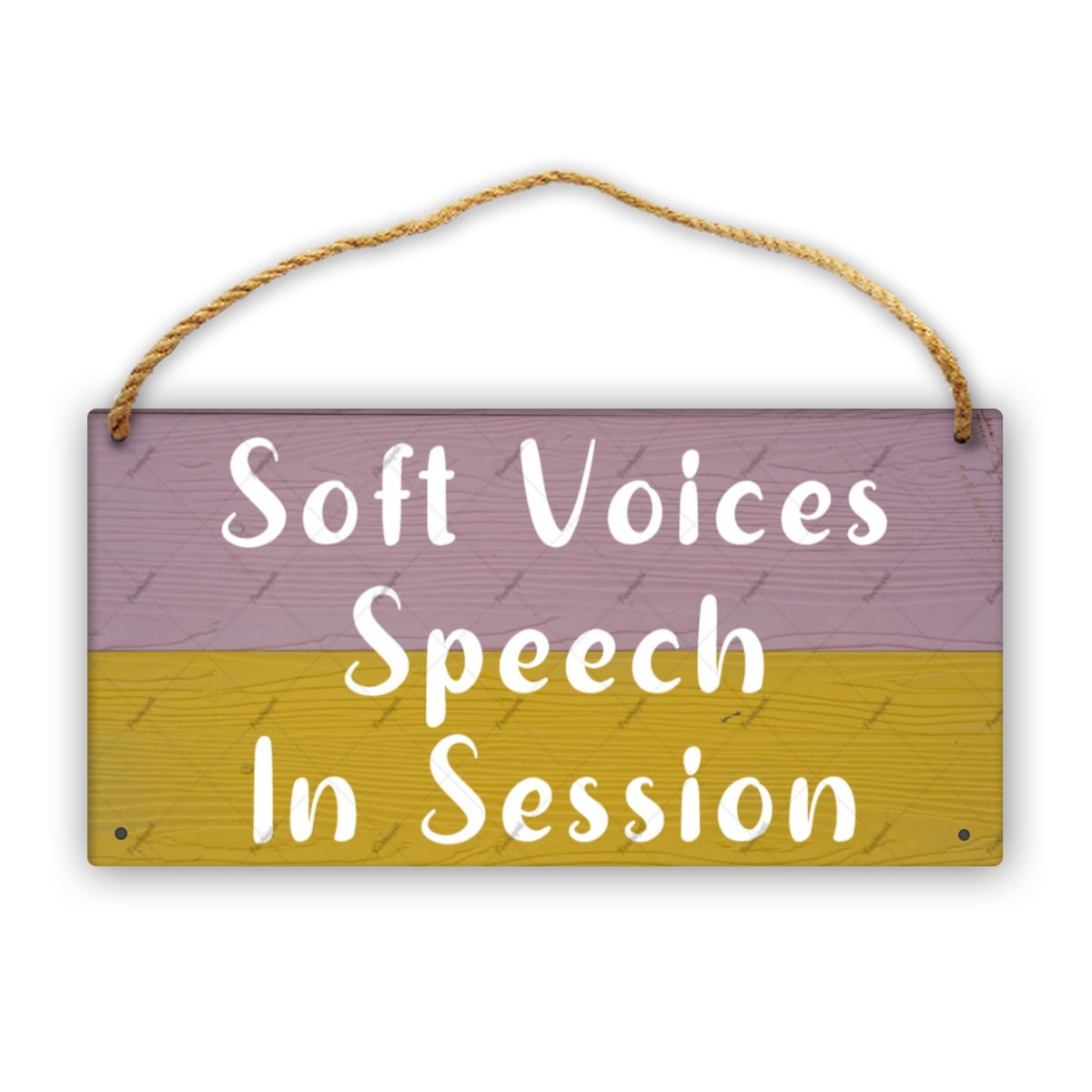 Soft Voices Speech In Session Wooden Door Signs Decorative Hanging ...