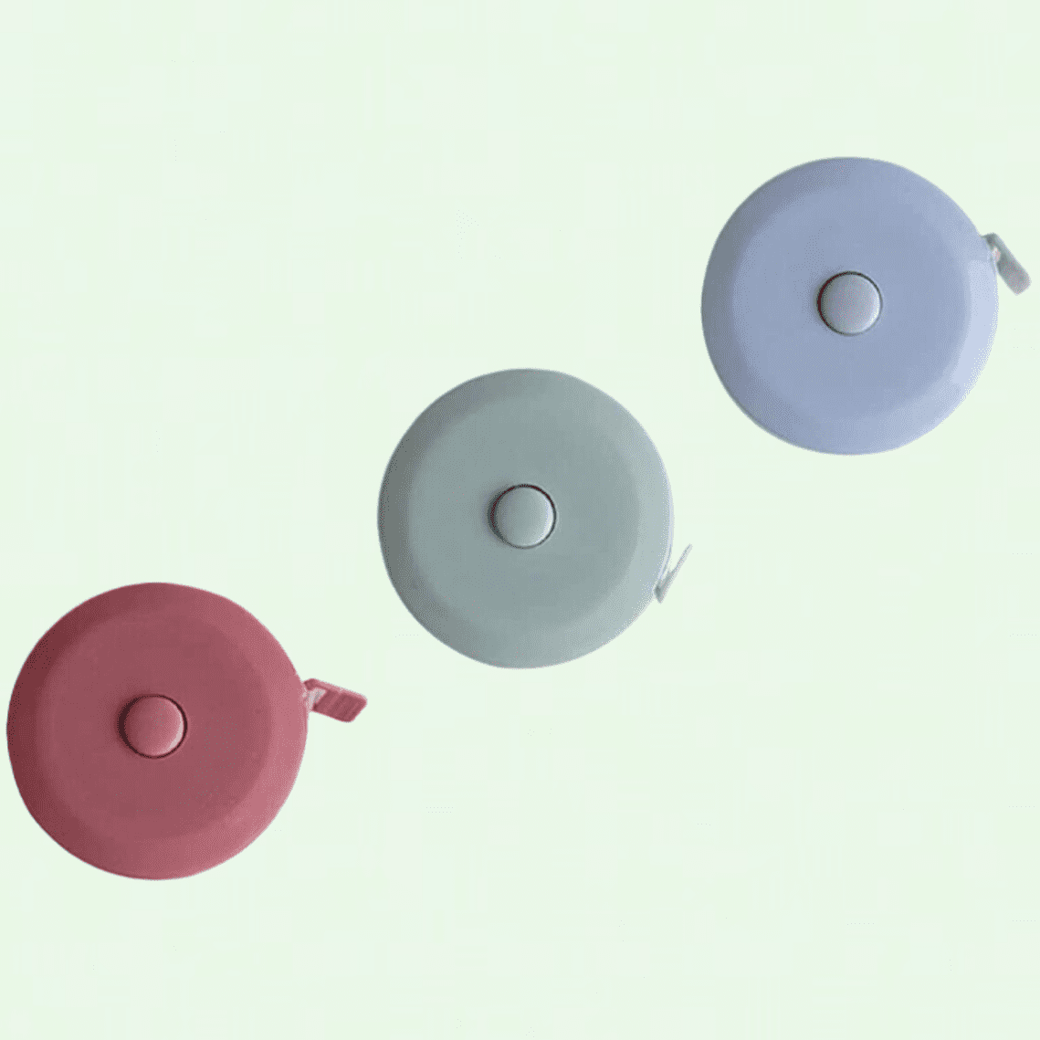 Soft Waist Nursing Measure Fitness Button Measuring Tape Set of 3 ...